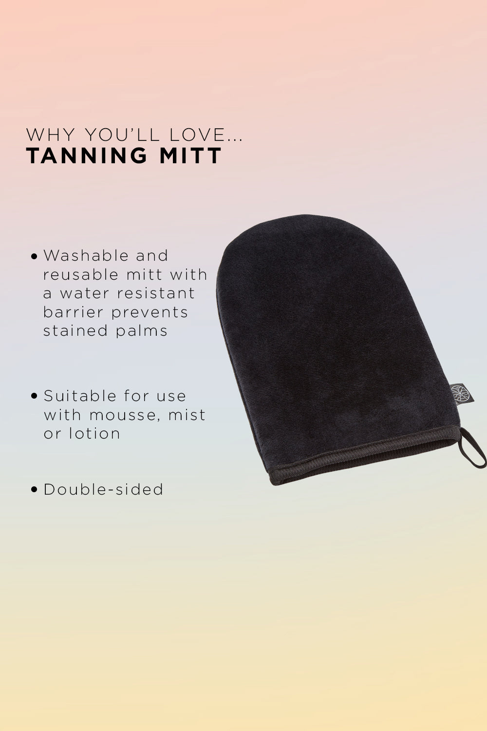 Tanning Mitt | Velvet Double Sided Self-Tan Mitt | Crazy Angel